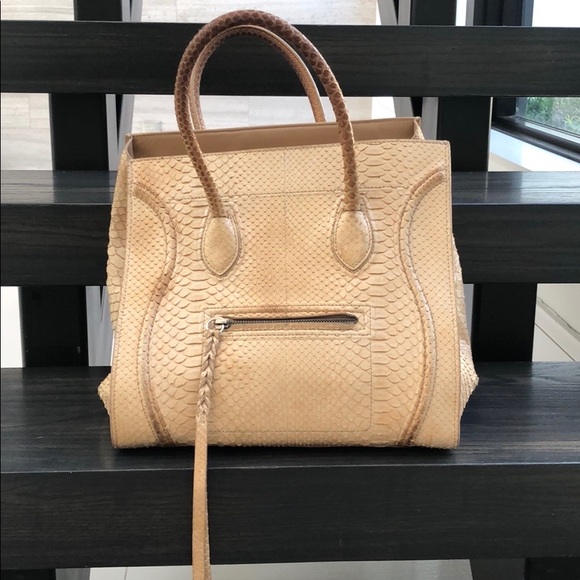 Celine | Bags | Celina Chabad Phantom Python Beige Tote Bag | Poshmark